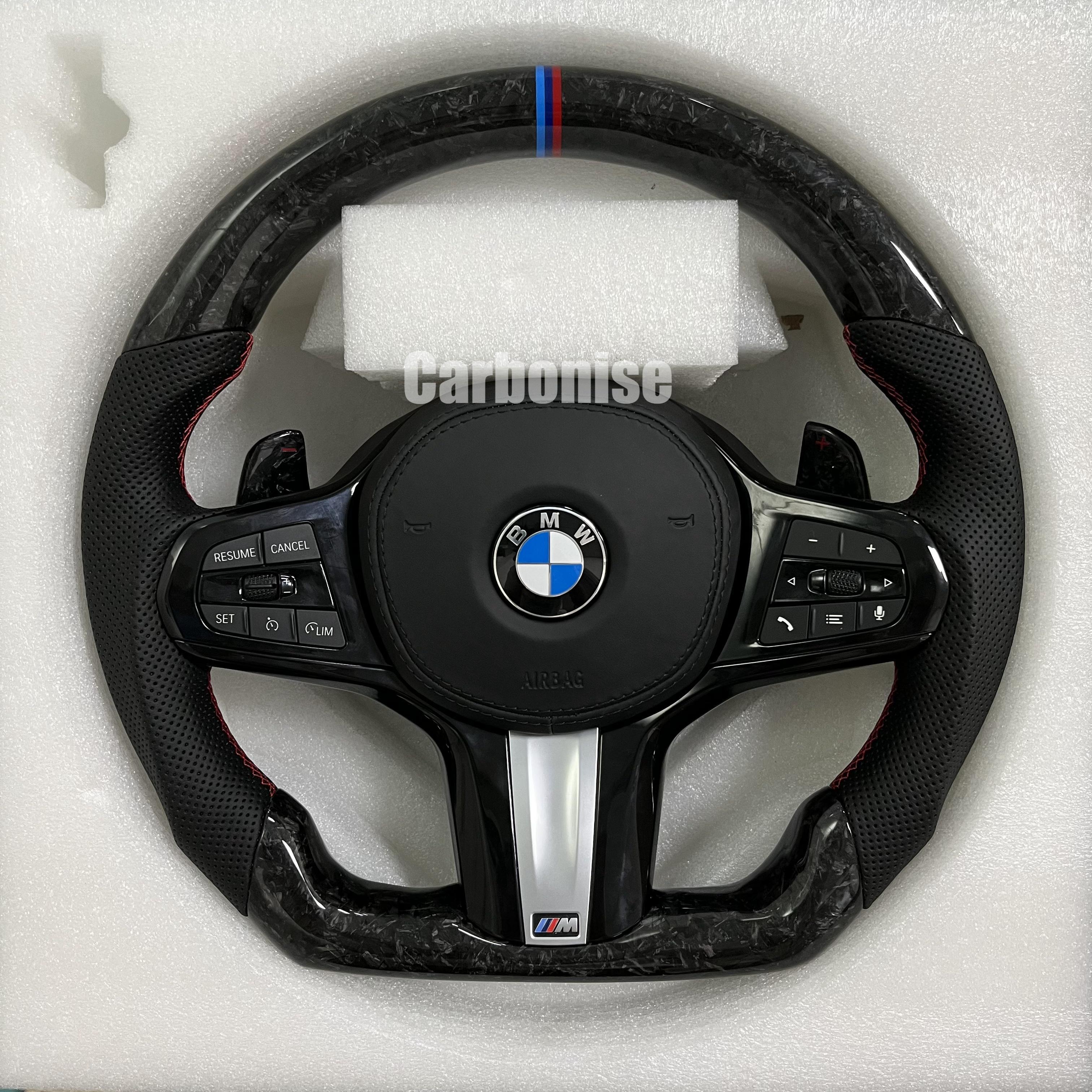 BMW M Forged Carbon Steering Wheel | M-Stripe | Carbonise – CARBONISE